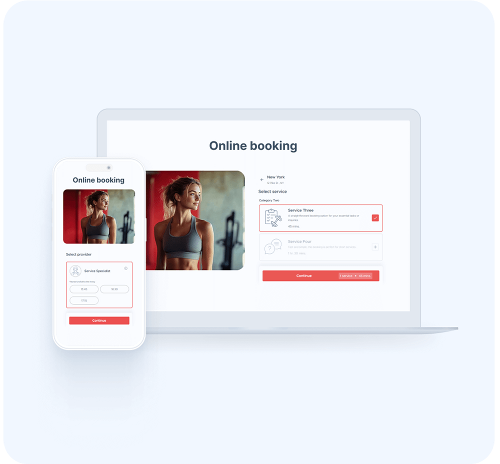 Build a booking website with Webnode